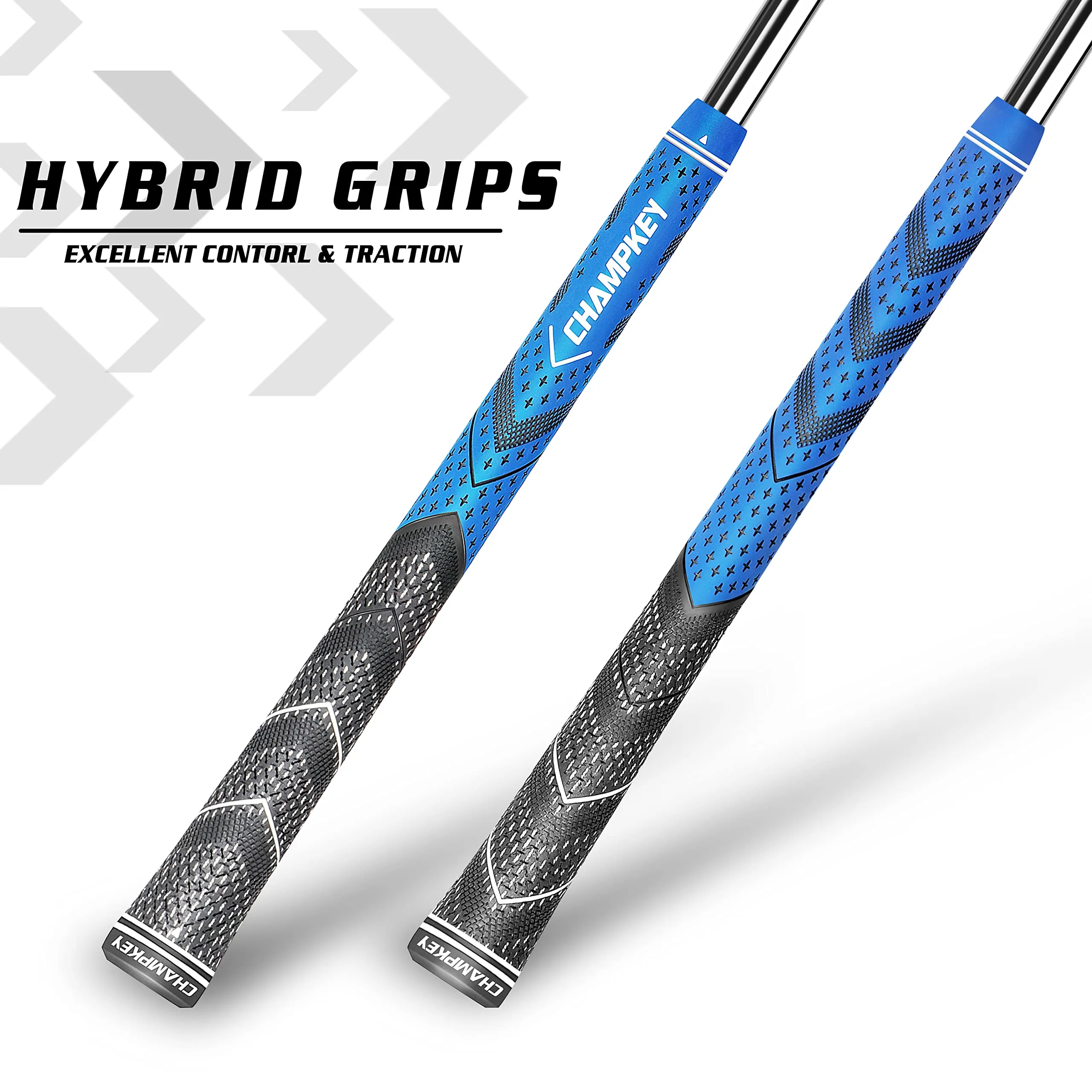 CHAMPKEY Golf Grips 13 Pack with 15 Tapes, Vise Clamp, and Hook Blade ...