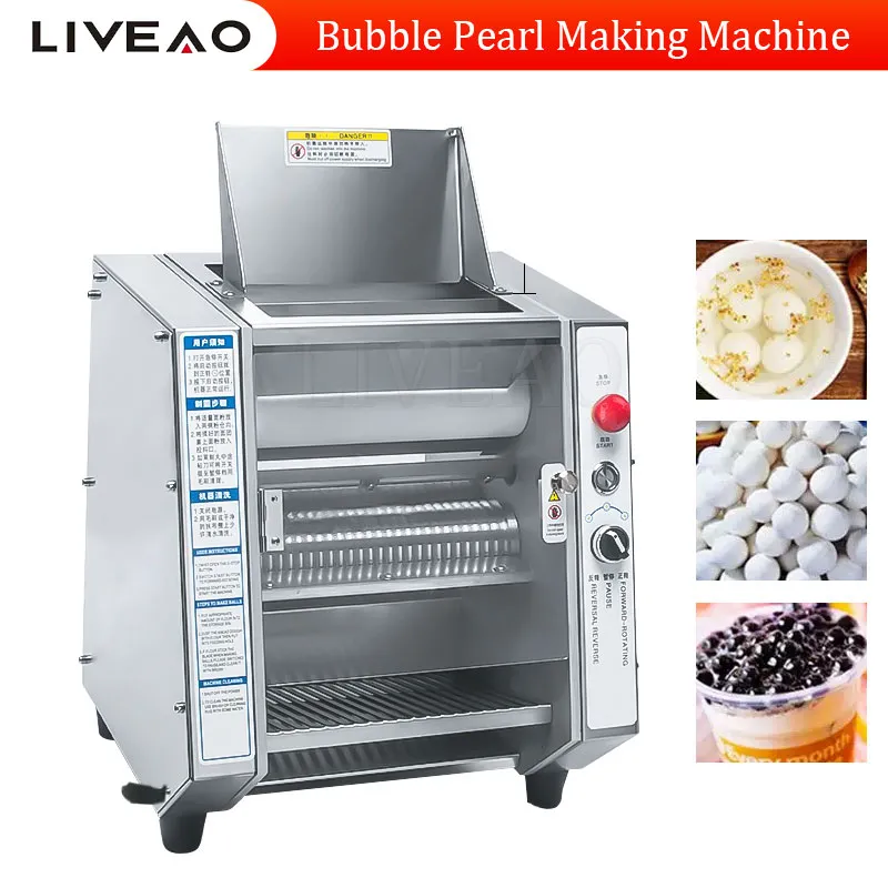 Ce Popping Bubble Tea Tapioca Pearls Making Machine Cassava Ball Maker ...
