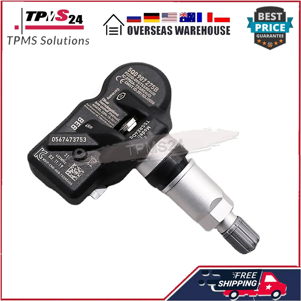 Tire Pressure Sensor Monitoring System TPMS 5Q0907275B For AUDI RS3 ...
