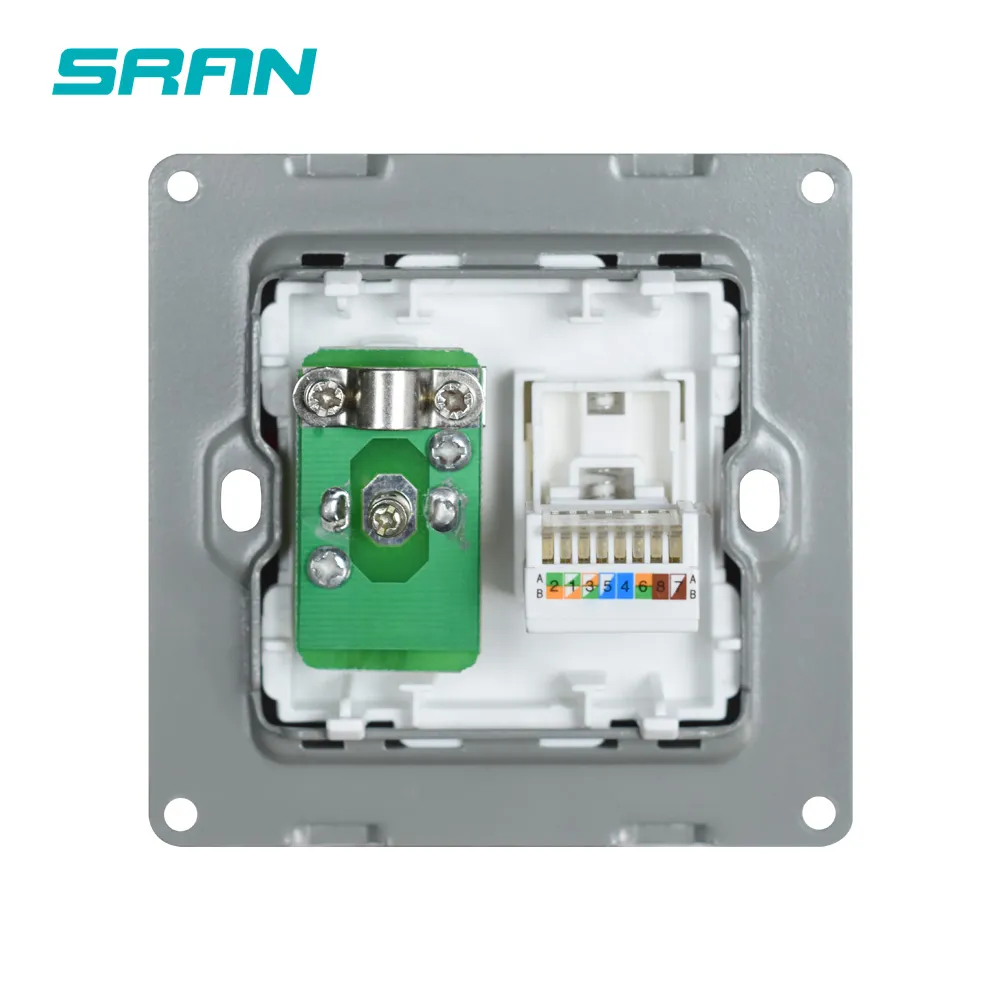SRAN Wall TV And Internet Socket,White/Black/Gold New... From ...