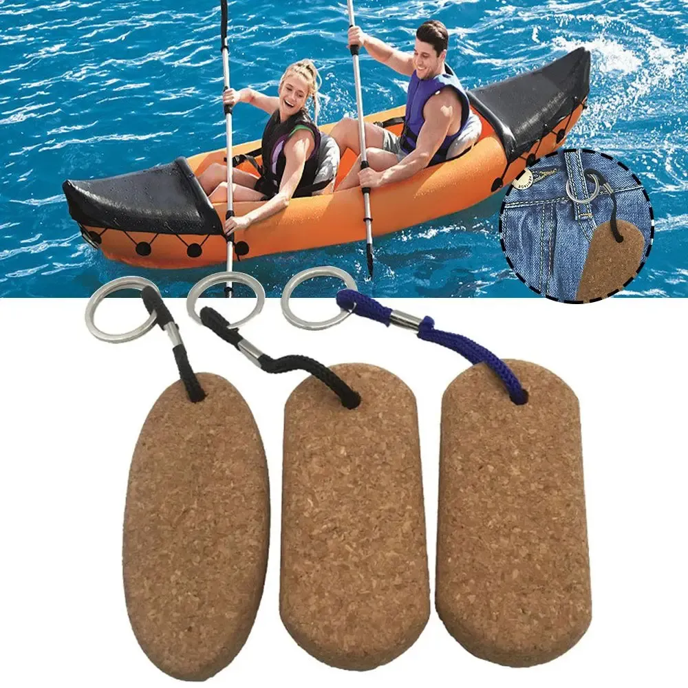 DHgate.com:2Pcs Cork Ball Keychains, Floating Buoy Keyrings for Water ...