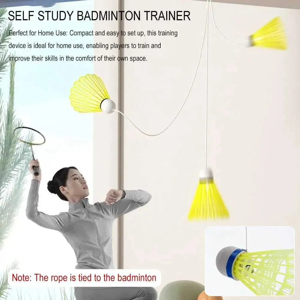 DHgate.com:Badminton Trainer Set: Pro Coach Self-Learning Rebound ...