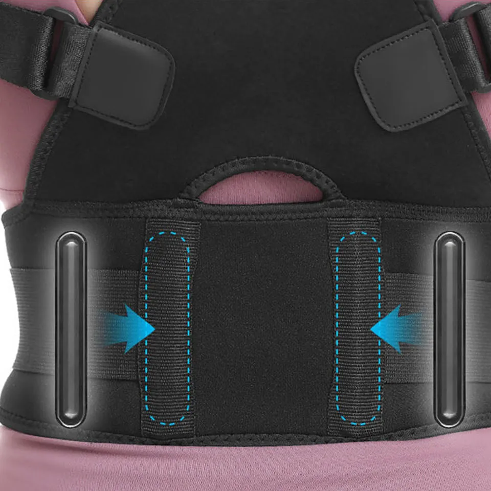 Adjustable Posture Corrector: Relieve Back Pain with Breathable Lumbar ...