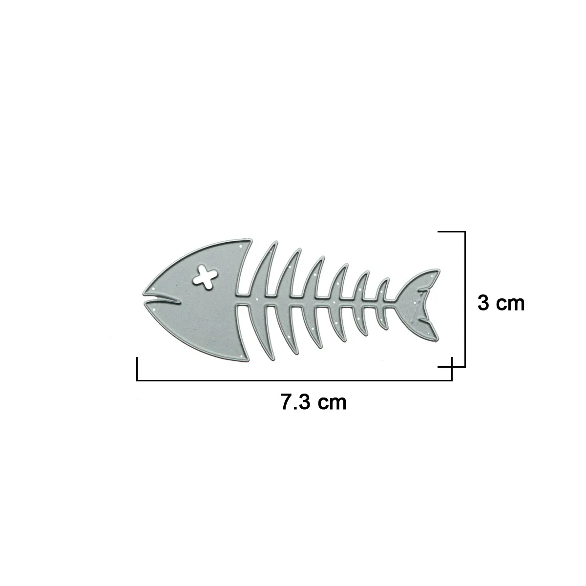Metal Cutting Dies - Fishbone Patterned Scrapbooking Paper Embossing ...