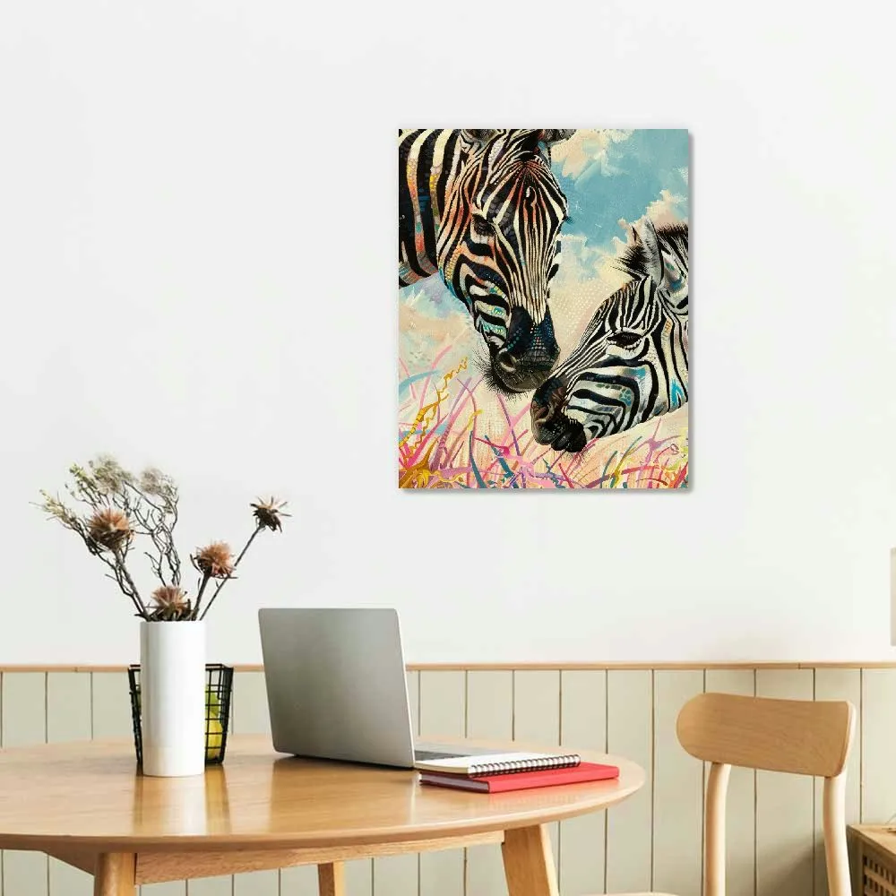zebra poster print