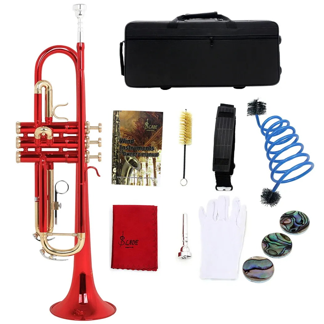 DHgate.com:Exquisite Bb Flat Trumpet: Brass Horn Instrument with Large ...