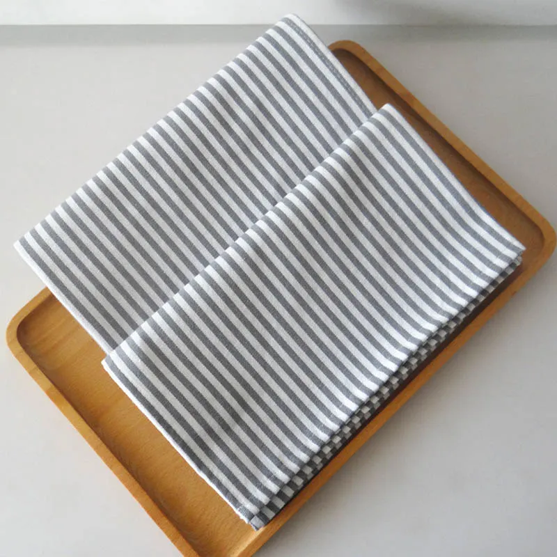 6-Pack Striped Cloth Napkins - Soft Cotton Kitchen Handkerchiefs for ...