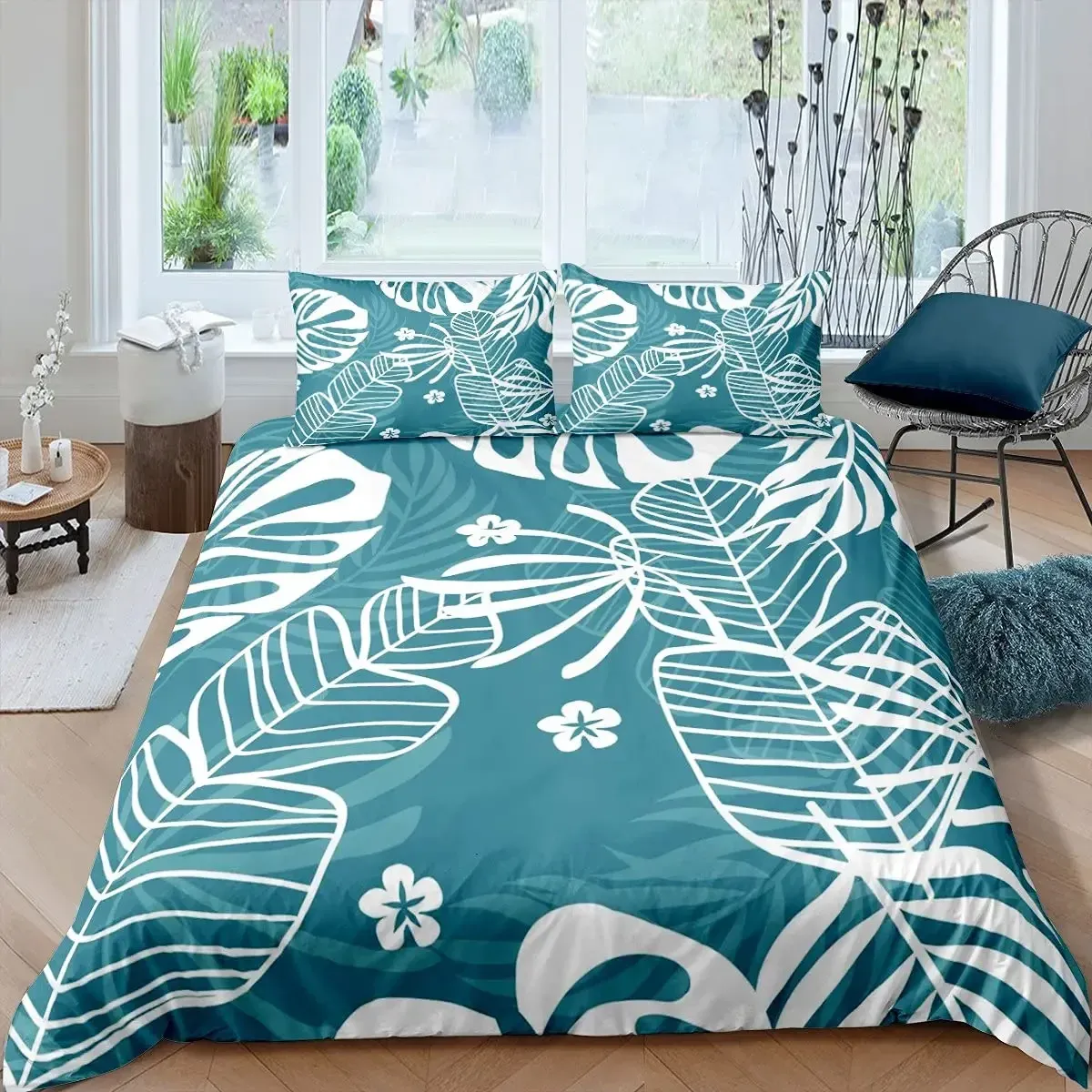 palm leaf bedding set
