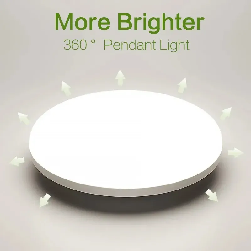 Ultra-Thin Round LED Ceiling Light for Bedroom, Cool White, 48W 36W 24W ...