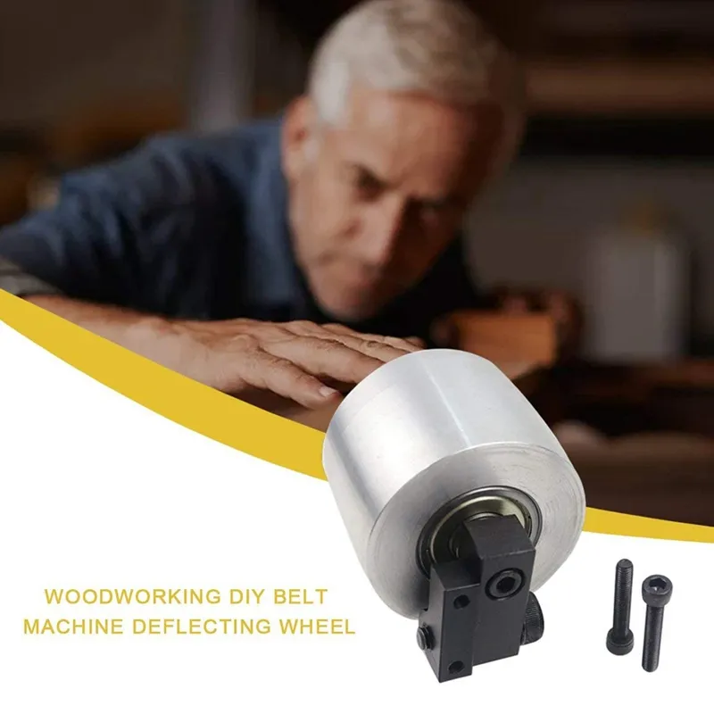 Belt Grinder Wheel Durable Aluminum Alloy 6301 Bearing Driving Wheel ...