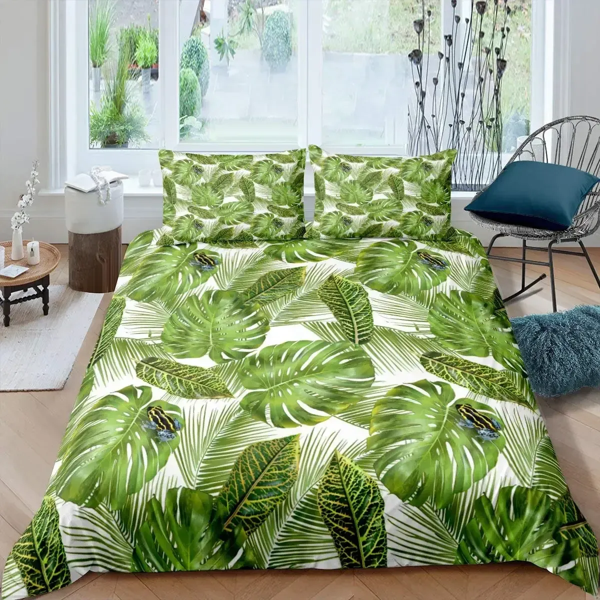 palm leaf bedding