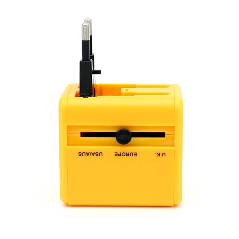 Universal Yellow Electric Plug Travel Ryobi Battery Adapter With USB ...