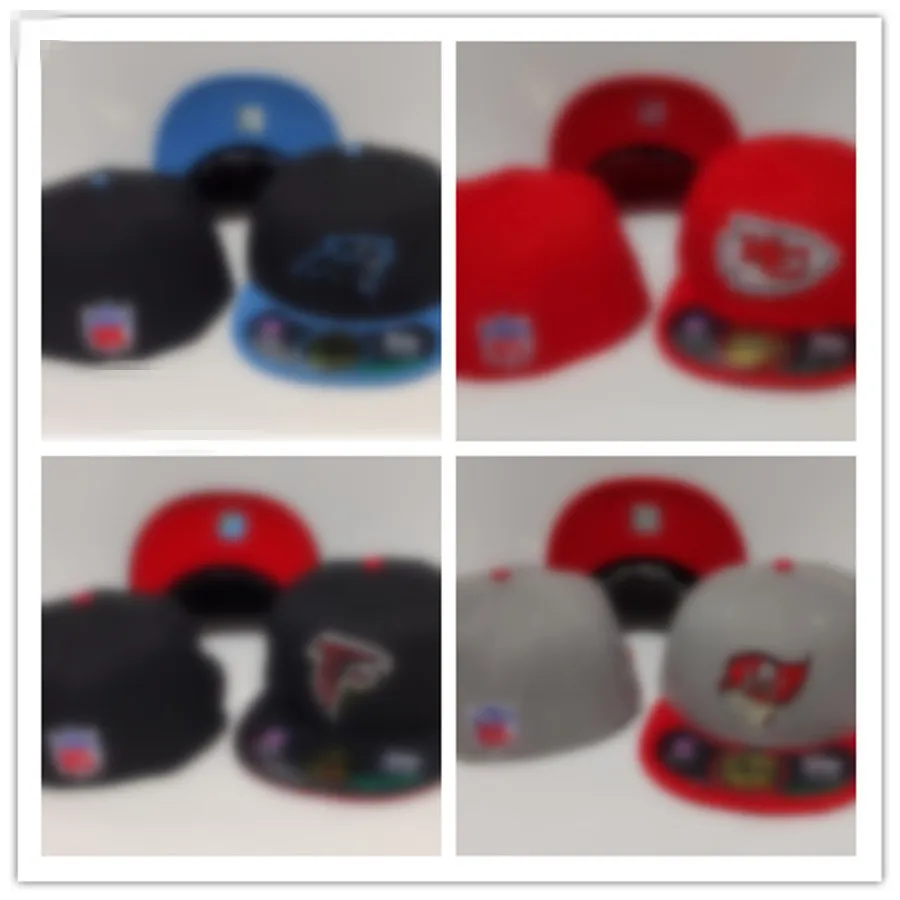 Men's Fitted Baseball Caps 2024, Hip Hop Style Full Closed Football ...