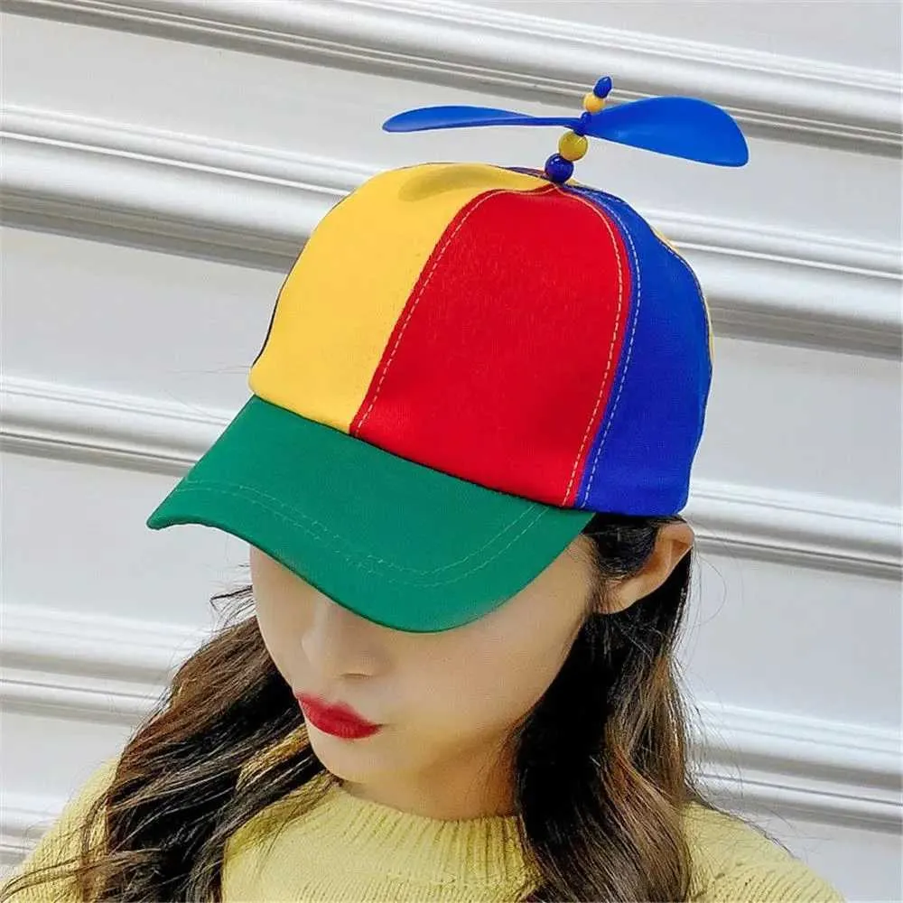 DHgate.com:2024Bamboo Dragonfly Baseball Cap with Helicopter Propeller ...