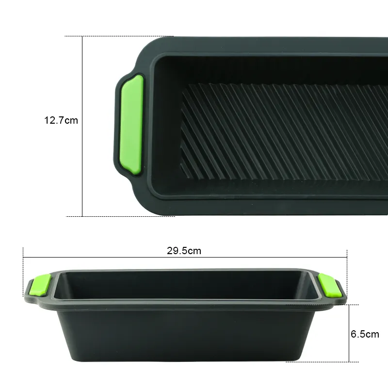 Silicone Baking Mold Set - Round, Rectangular & Muffin Pans - Non-Stick ...