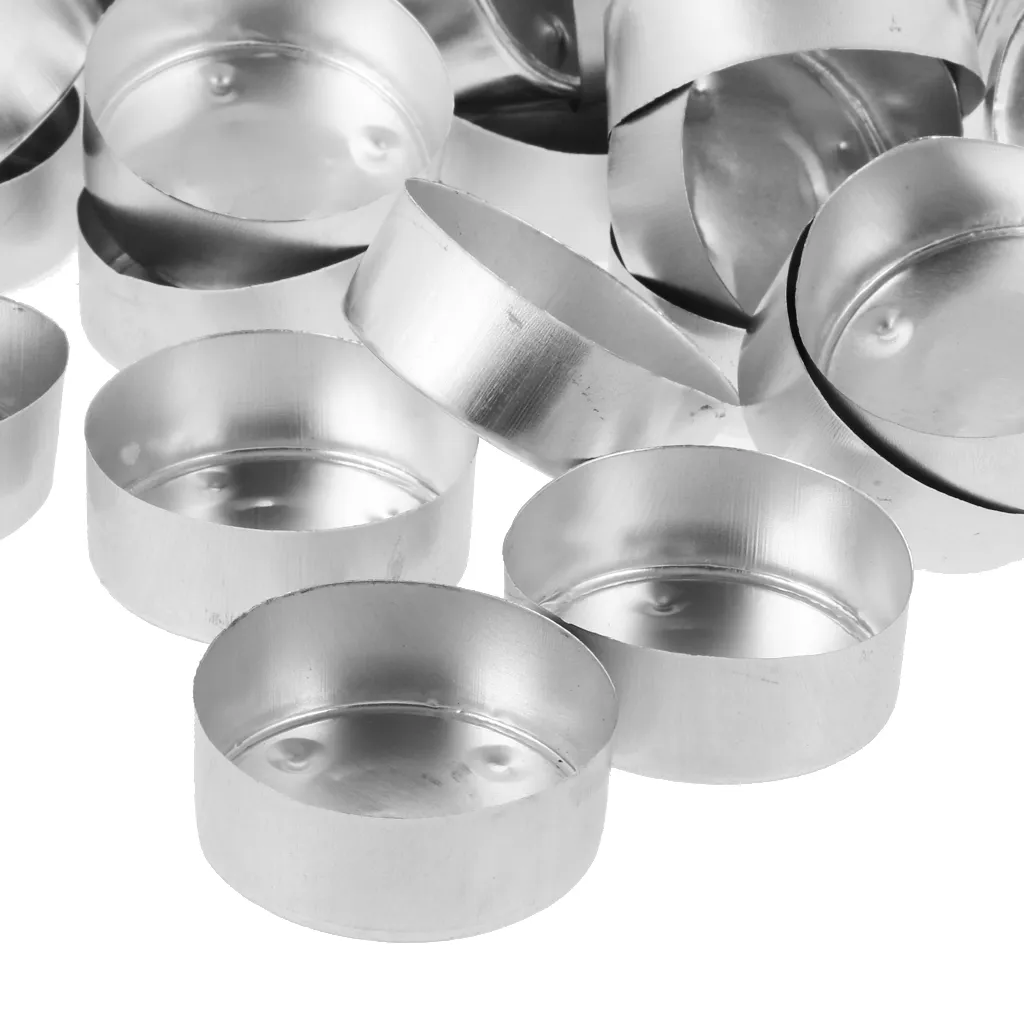 300x Aluminum Tea Light Containers, Candle Wicks for Candle Making, DIY ...