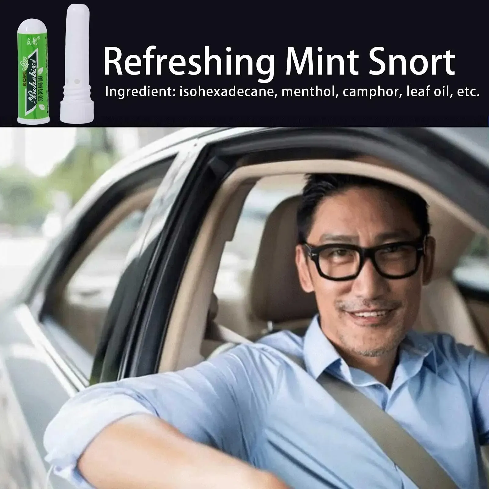 Herbal Mint Stick - Natural Relief for Nasal Congestion, Headaches, and ...