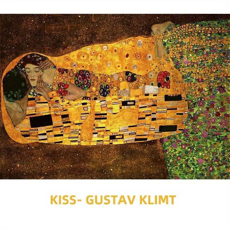 Mini Test Tube Puzzle: Unwind with Klimt's Kiss, Art in a Tube from ...