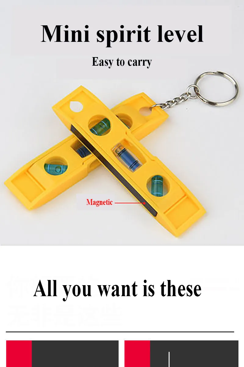 DHgate.com:Pocket Keychain Level: 3-Bubble Horizontal Ruler & Spirit ...