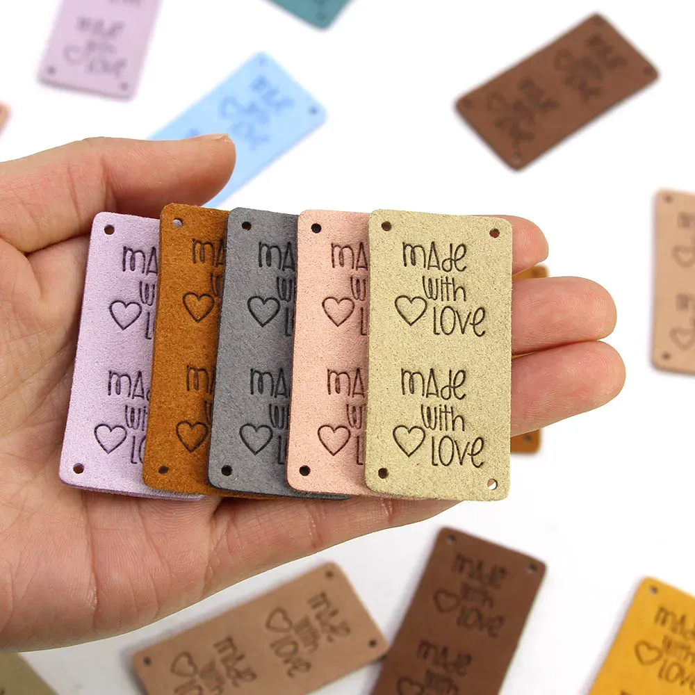 Handmade Leather Clothing Labels & Sewing Tags for Hats, Jeans, Bags ...