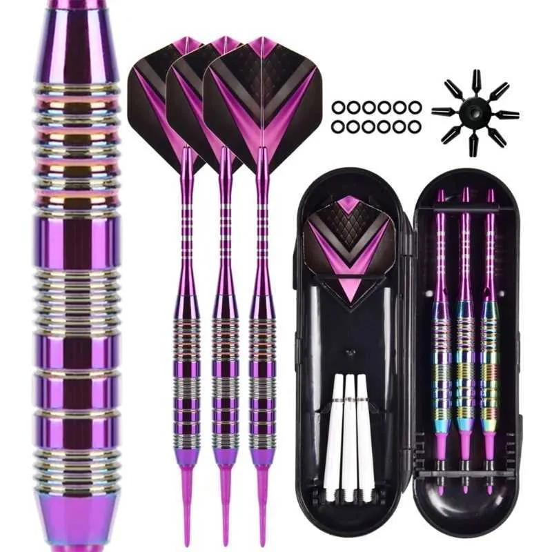 DHgate.com:Colorful Soft-Tip Darts Set for Travel - 18 Pack with Case ...