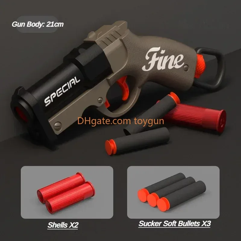 S686 Shotgun Sucker Bullets Target Toys Gun Soft Bullets Pistol With ...