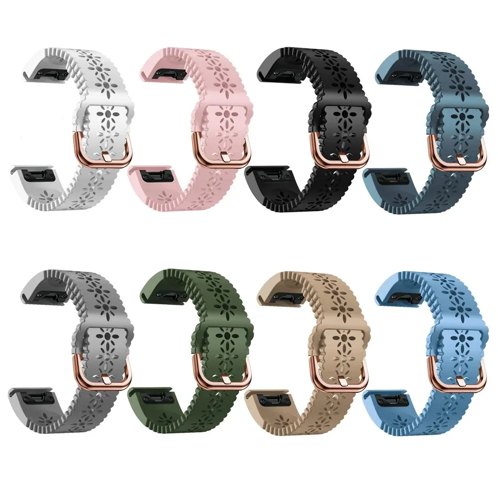 20mm Silicone Smart Watch Strap Band for Garmin Fenix 7S 6S Pro 5S Plus ...