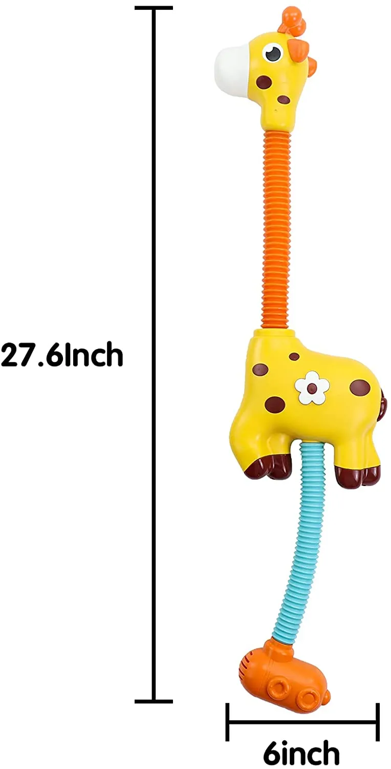 Electric Giraffe Water Toy: Fun Bath Time for Toddlers Blue, from ...