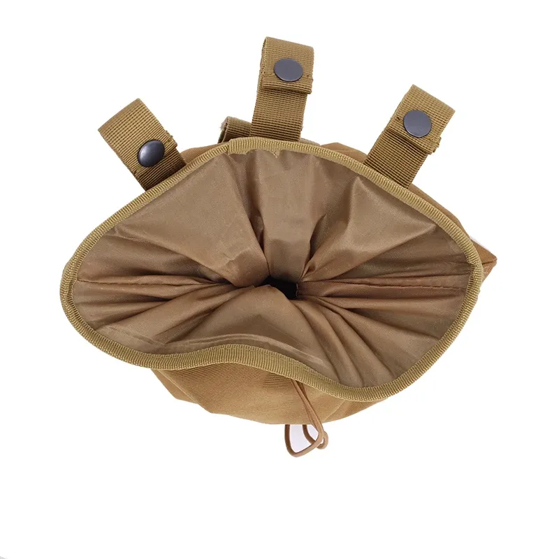 Tactical MOLLE Dump Pouches Utility EDC Ammo Magazine Recovery Bags For ...