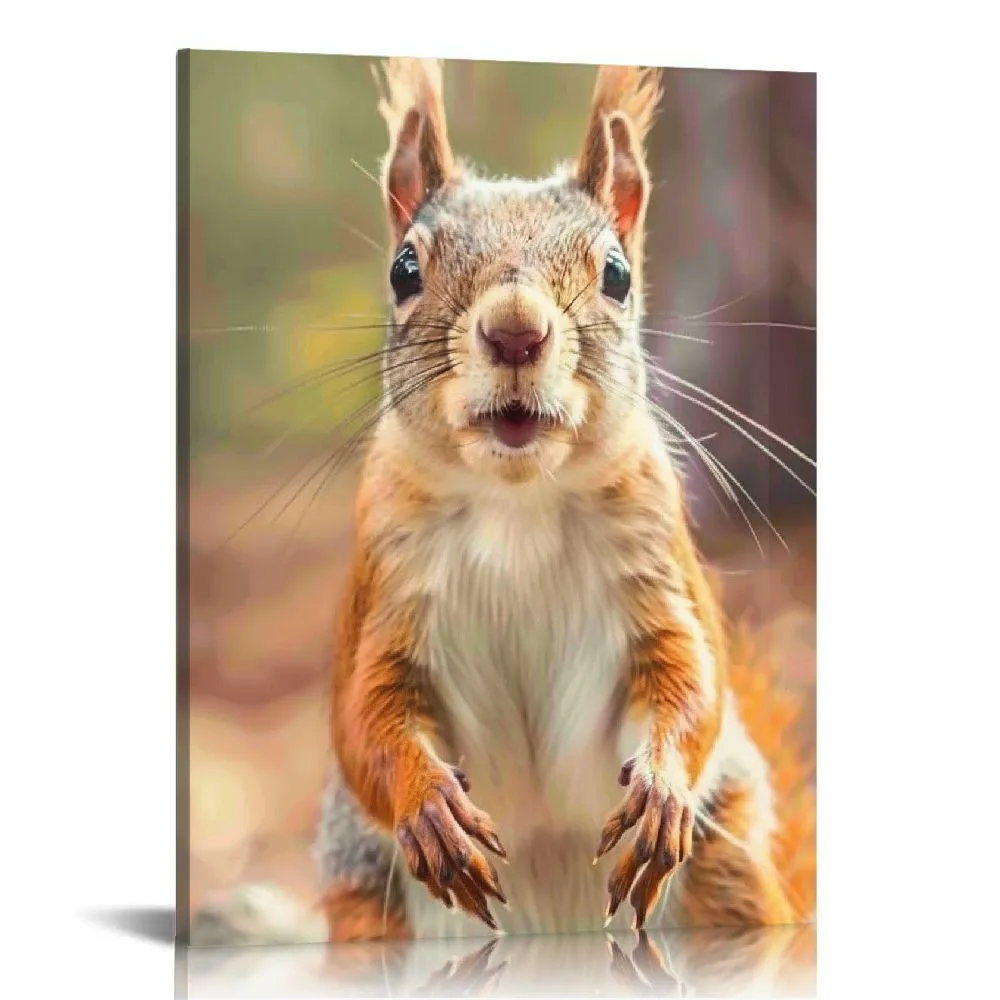 abstract squirrel art