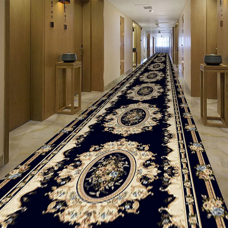 Luxury European Style Corridor Runner Rug - Non-Slip Hallway Area ...