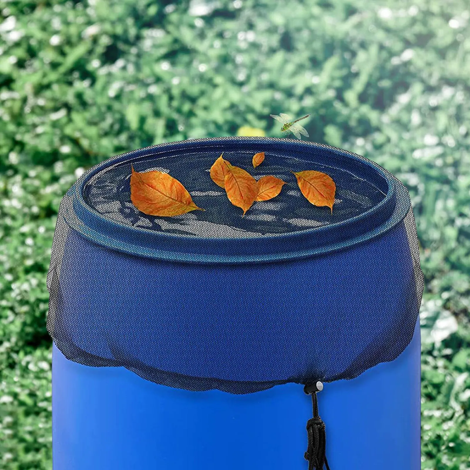DHgate.com:Adjustable 95cm Garden Rain Barrel Mesh Cover - Anti-insect ...