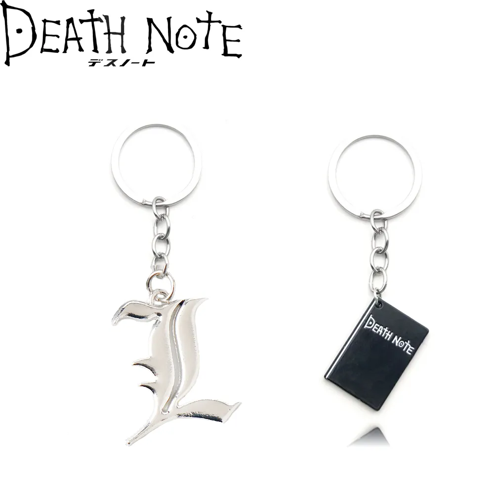 Death Note Inspired Keychain Set Double L Notebook... From Dhmallqueen ...