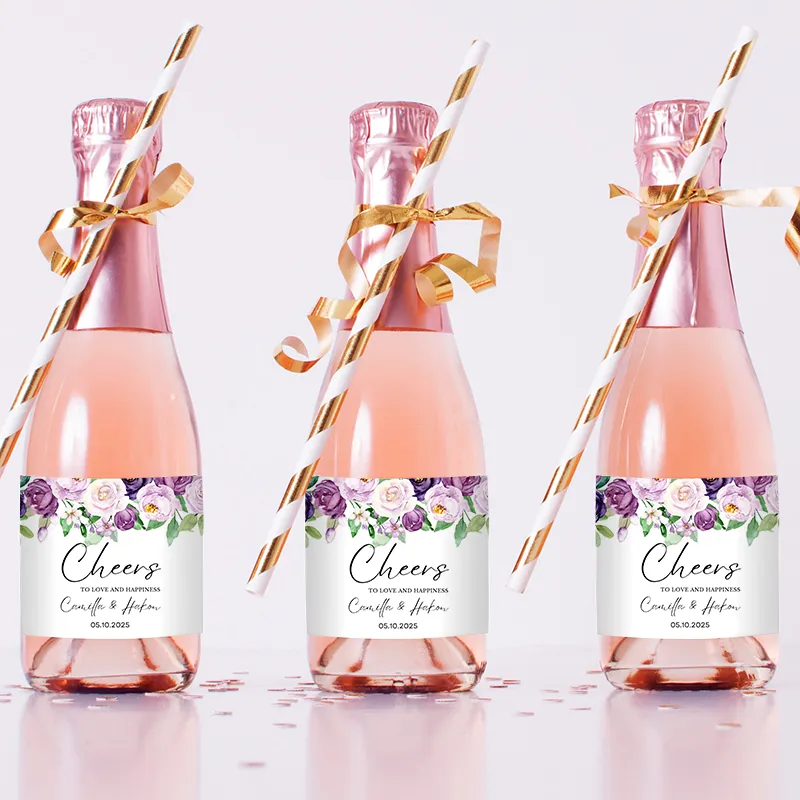 personalized mini wine labels