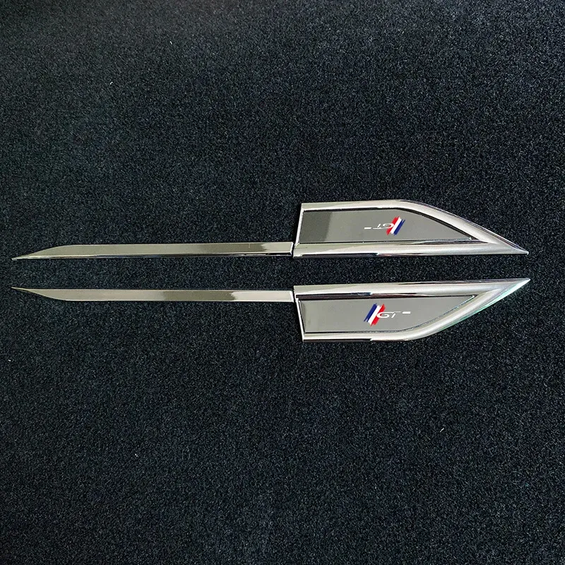TUXUEZAI Peugeot GT Car Styling Side Wing Fender Metal Trim Emblem Car ...
