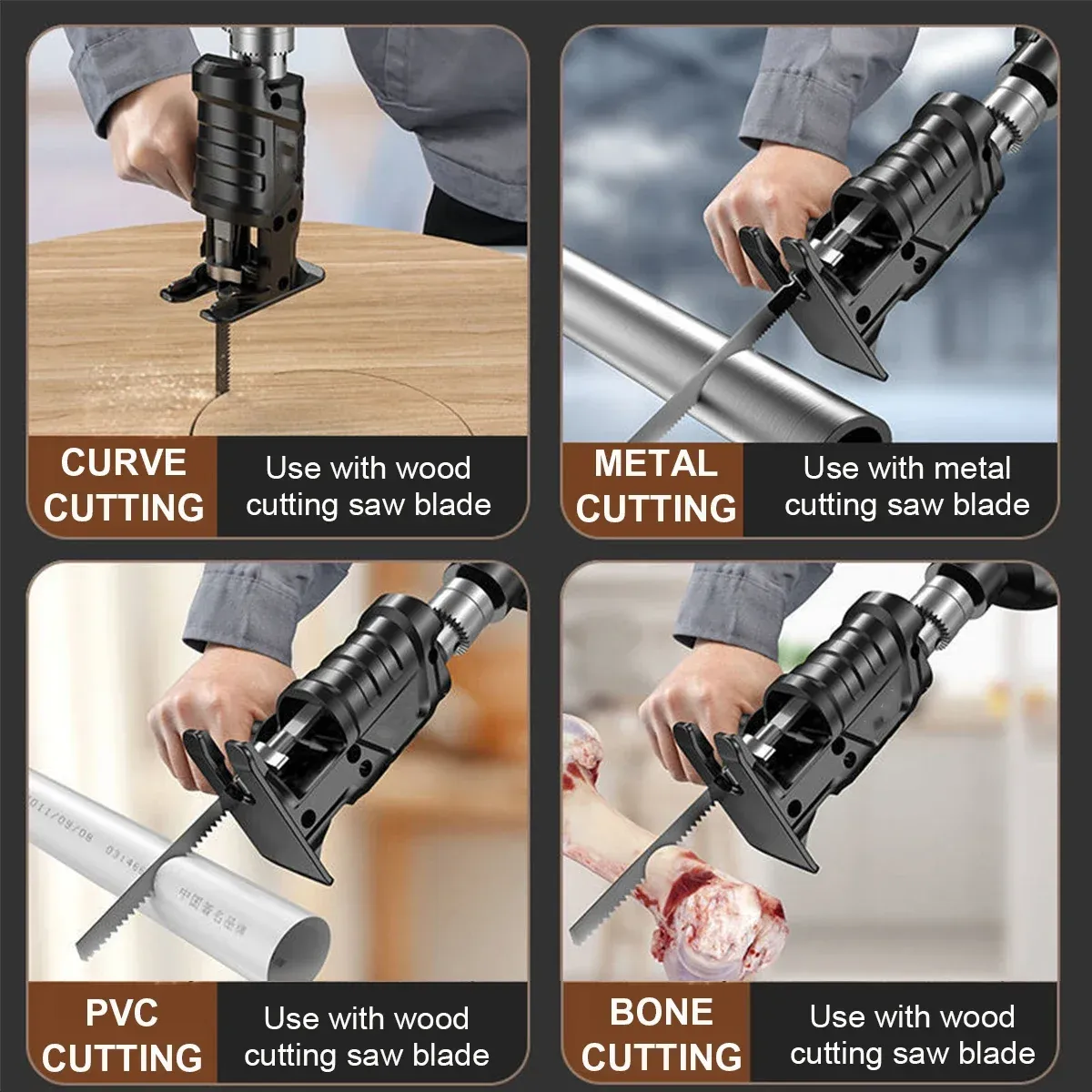 Electric Drill to Jig Saw Converter: Modified Electric Saw ...