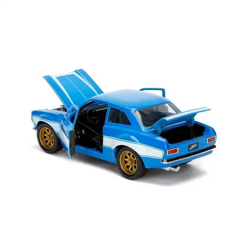 Diecast 1:24 Modelo De Escala Car 2024 Brians 1970 Ford Escort Toy Car ...