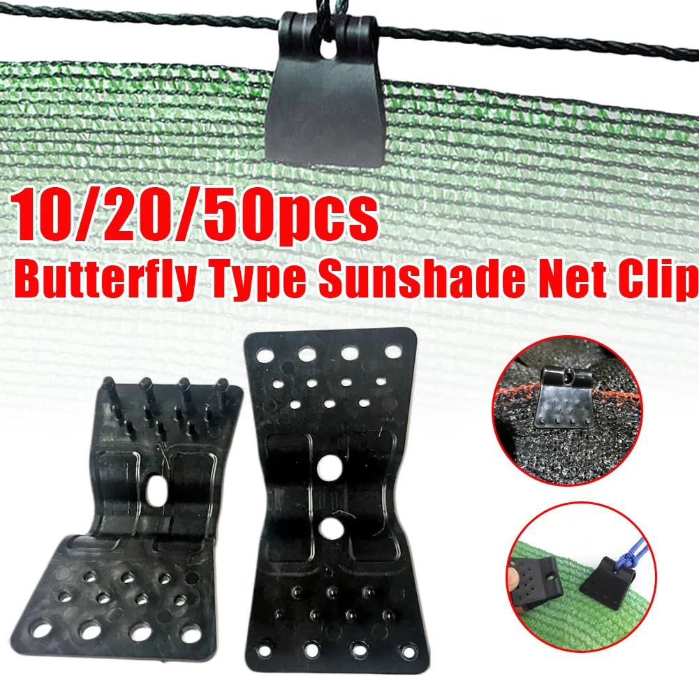 10/Butterfly Type Greenhouse Film Clips for Sun Shade and Anti-hail Net ...