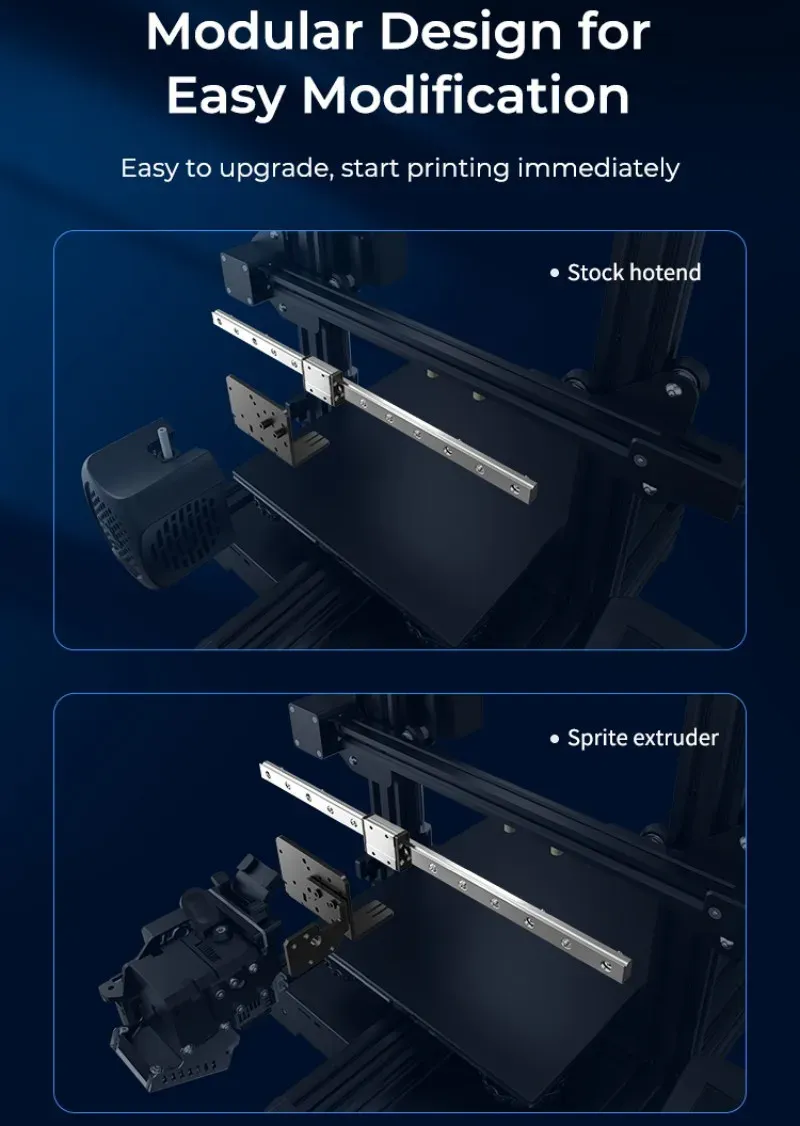 Creality Ender 3 V2 X Axis Linear Rail Guide MGN12C 12.6 Length Sprite ...
