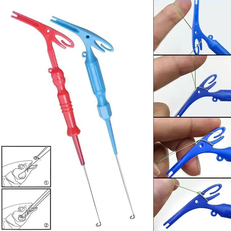 Fish Hook Extractor Fishing Knot Tying Tool with 3 Ends and Fish Grip ...