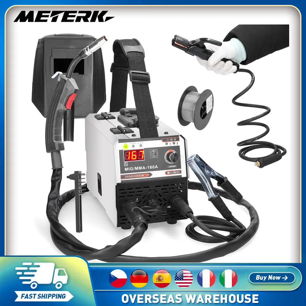 MIG MMA MAG TIG-160C 2-in-1 Semi-Automatic welding machine welding ...