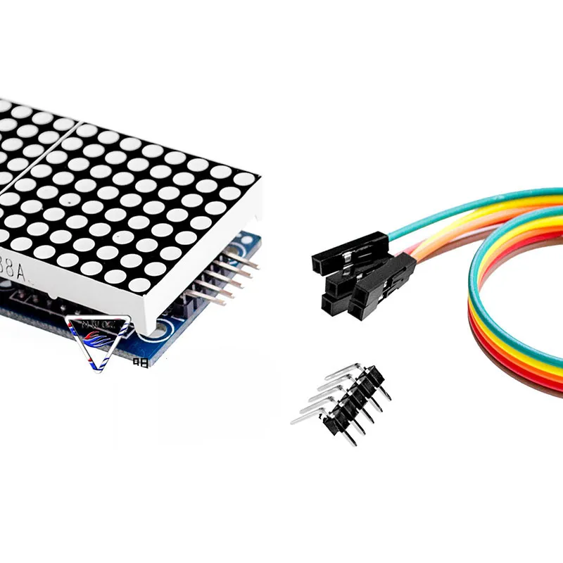 MAX7219 DOT MATRIX CONTROL MICROCNTROLLER MODULE 4 IN 1 DISPLAY SEND 5P ...