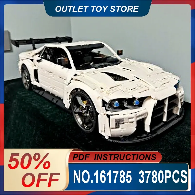 MOC Bricks Technical Hypercar Model, 1:8 Scale Building Blocks, Puzzle ...