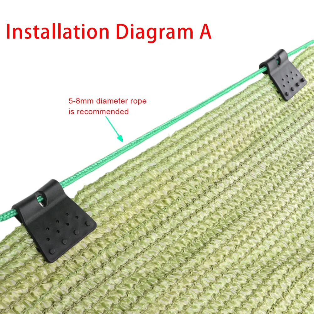 10/Butterfly Type Greenhouse Film Clips for Sun Shade and Anti-hail Net ...