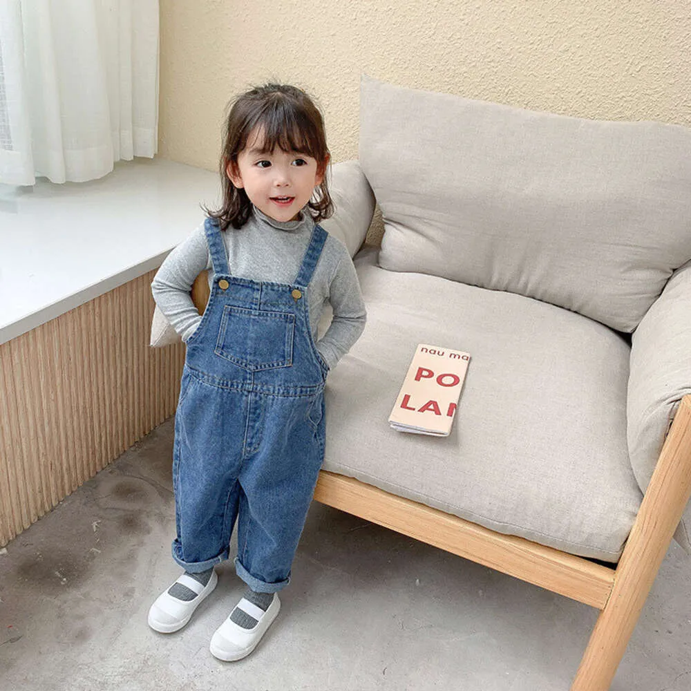DHgate.com:Toddler Kids Denim Overalls: All-Season Loose Jumpsuits for ...