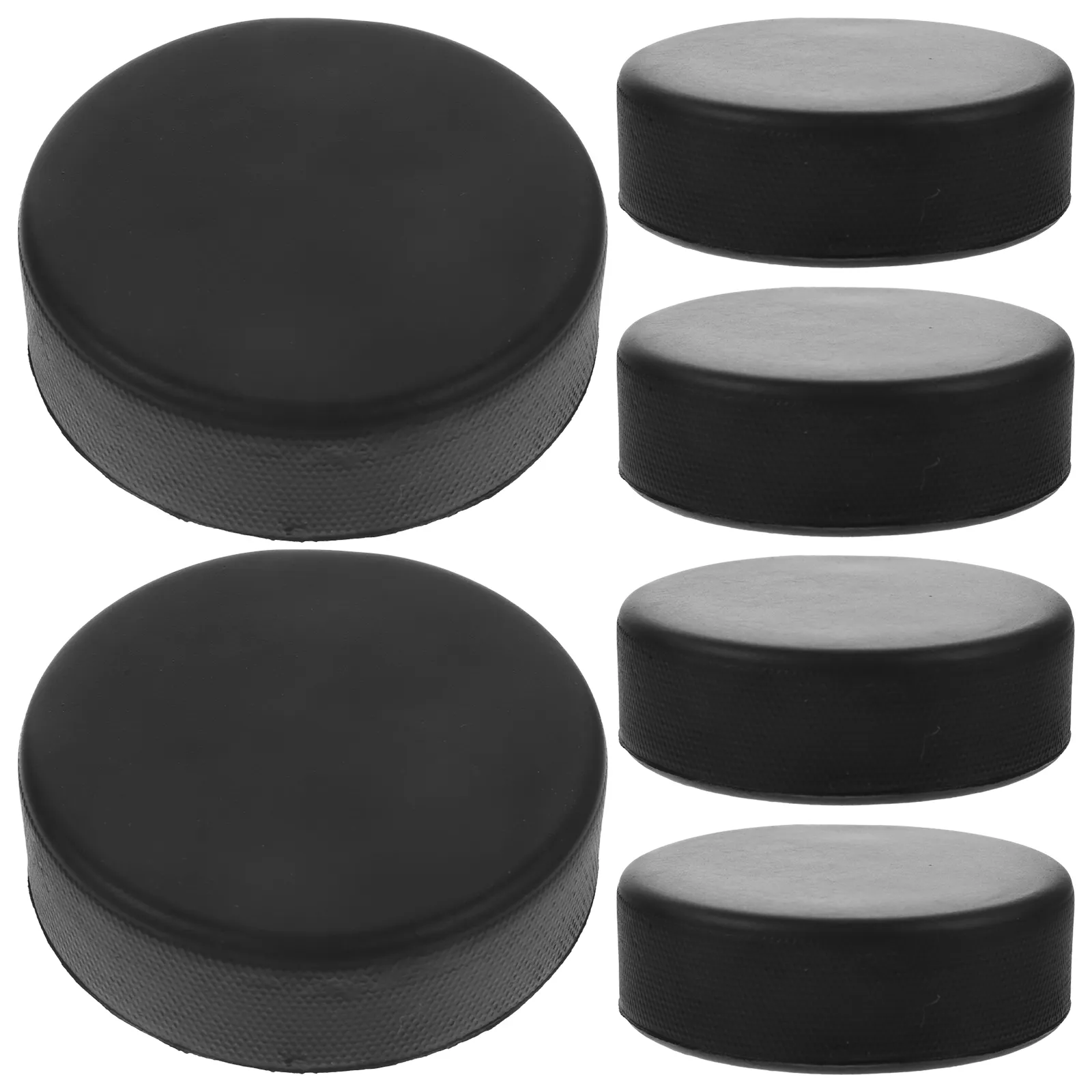 6-Pack PVC Hockey Pucks for Sports Practice and Training - Durable and ...