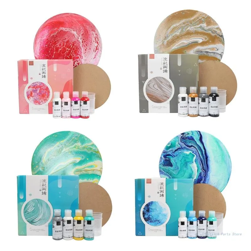 M17F Acrylic Paint Set Water Based Blendable Colors For Art, Craft, And ...