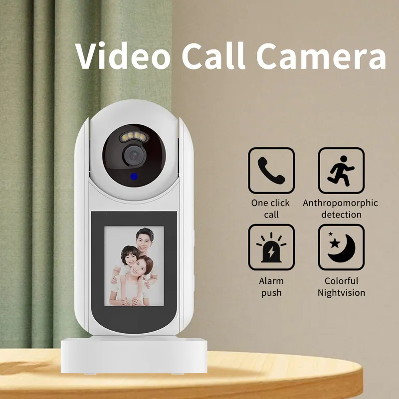 X8 2MP Dual Lens Dual Screen Video Call Camera Two Way Voice Full Color ...