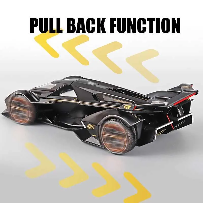 Diecast Model Car 1:22 Vision Gran Turismo V12 GT Simulation Sport Car ...