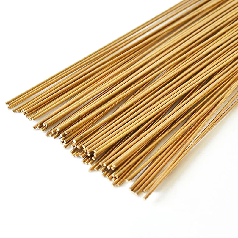 2-3mm Brass Brazing Welding Rod Round Electrode Wire for Copper Iron ...